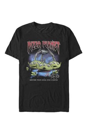 TOY STORY The Claw The Aliens Short Sleeve Graphic T-shirt - Black