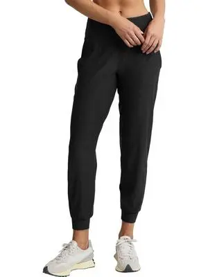 Beyond Yoga Midweight Spacedye Midi Joggers - Darkest Night