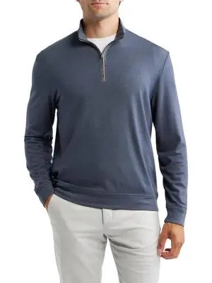 Johnnie-o Tahoe Quarter Zip Pullover - Navy