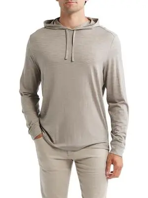 Johnnie-o Merino Wool Hoodie - Flax