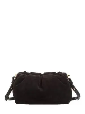 CHRISTIAN LOUBOUTIN Mini Suede Crossbody Bag - Bk01 Black