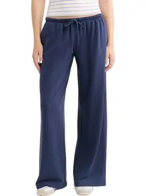 Bp. Wide Leg Sweatpants - Navy Indigo