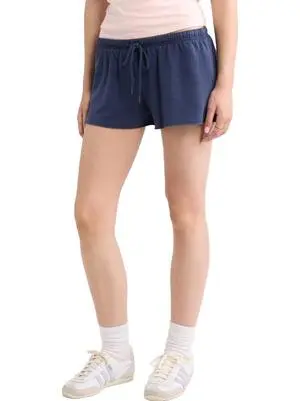 Bp. Narrow Drawstring Sweat Shorts - Navy Indigo