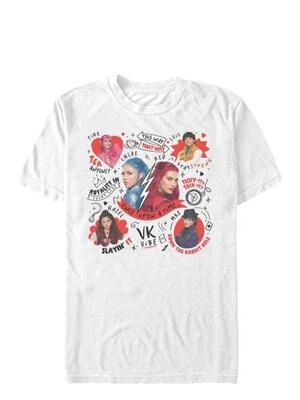 DESCENDANTS Wicked Wonderland Team Once Upon A Time T Shirt - White