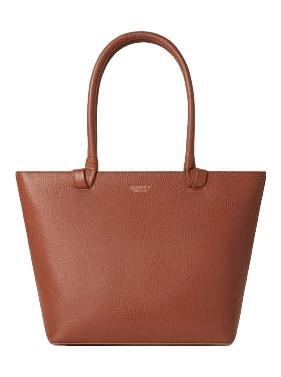 OSPREY LONDON Osprey London Collier Leather Tote Bag Tan