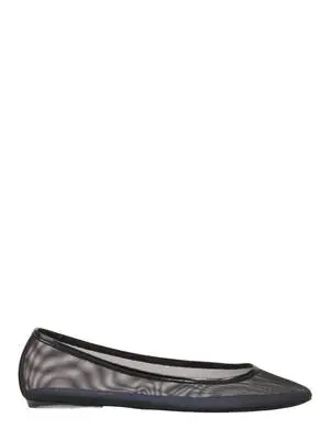 LANVIN Mesh Ballerina Flats - Black