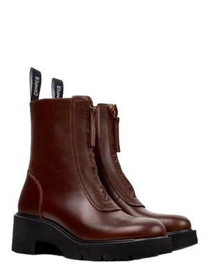Camper Milah Lug Platform Boot - Medium Brown