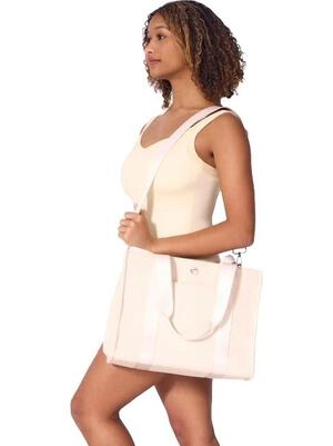 CAPEZIO Soho Canvas Tote Bag With Adjustable Shoulder Strap - Yellow
