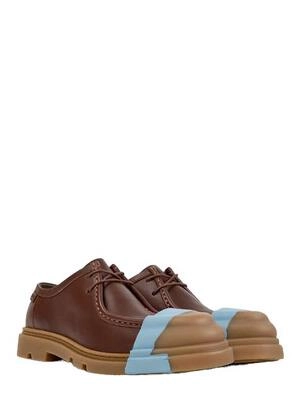 Camper Junction Cap Toe Wallabee Chukka - Medium Brown