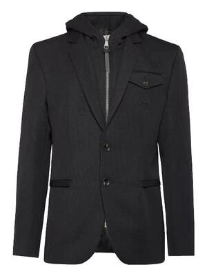 BILLIONAIRE Blazer Hoodie - Black