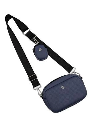 CAPEZIO Brooklyn Crossbody Bag With Detachable Pouch - Dark Grey