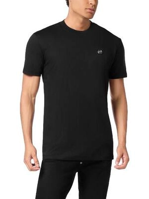 Philipp Plein Round Neck T-shirt Hexagon - Black