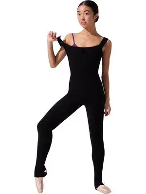 CAPEZIO Full Length Romper - Black