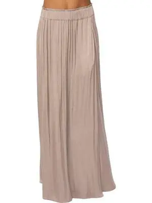 JLUXLABEL River Satin Maxi Skirt