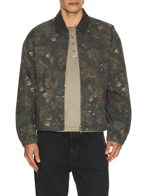 THISISNEVERTHAT Denim Blouson Jacket - Flower