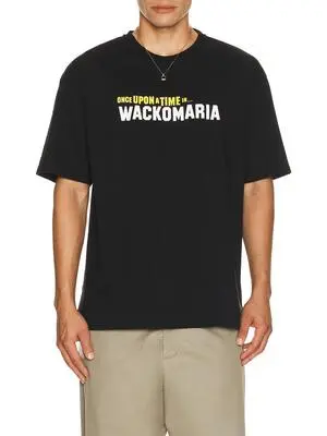 WACKO MARIA Washed Heavy Weight Crew Neck Tee Shirt Type 5 - Black