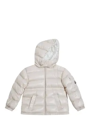 Moncler Maire Quilted Down Hooded Jacket - Beige