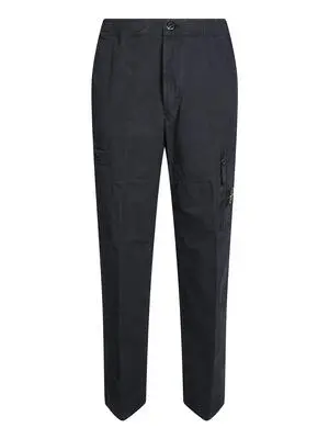 Stone Island Garment-dyed Cargo Pants - Nero