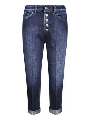 DONDUP Loose-fit 5-pocket Jeans With Button Fly - Blu
