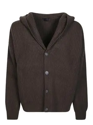 DONDUP Shawl Collar Cardigan - Marrone