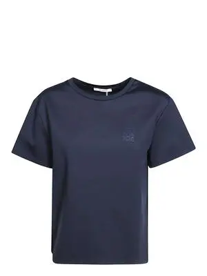 Max Mara Max Mara Technical Quagga T-Shirt Blu