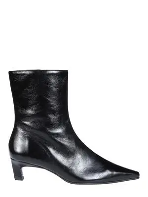 ALOHAS Ambar Leather Ankle Boots - Nero