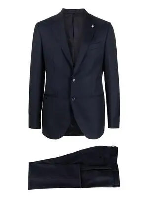 LUIGI BIANCHI Tailored Two-piece Suit - Navy