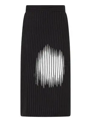ELISABETTA FRANCHI ELISABETTA FRANCHI Slim Fit Pinstripe Dress