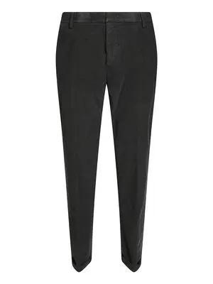 DONDUP DONDUP Relaxed Velvet Pants Marrone