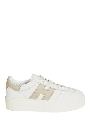 Hogan Lace-up Sneakers - Beige