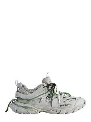 Balenciaga BALENCIAGA "Track Trail" Lace-Up Panelled Low-Top Sneakers Greyyellow