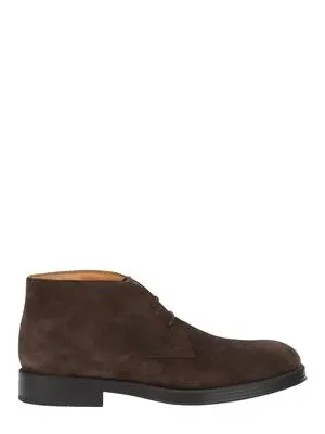 TOD`S Tod's Suede Lace-up Ankle Boots - Brown