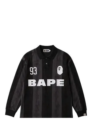 A BATHING APE T-shirt Stripe - Black