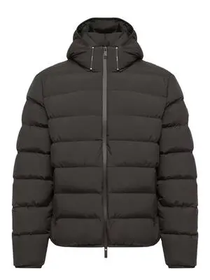 Moncler Arajoki Short Down Jacket With Removable Hood - Black