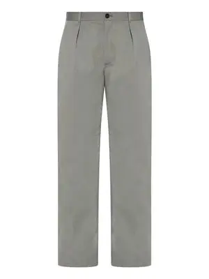 THE ROW Tami Wool Pleated Trousers - Sage