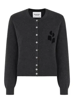 MARANT ETOILE Lona" Cardigan - Grey