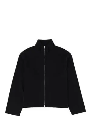 Our Legacy Felpa "shrunken" Con Zip - Black