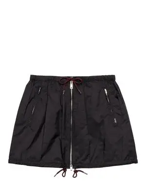 Prada Re-nylon Miniskirt - Black