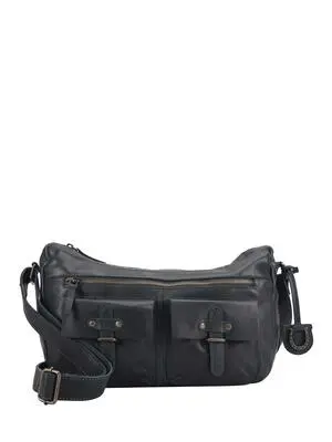 LLOYD BAKER Loulia Leather Crossbody Bag - Green