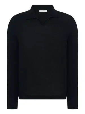 THE ROW Ripley Polo - Black