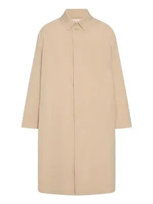 THE ROW Toby Mid-length Car Coat - Cream