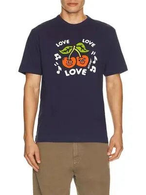 Kenzo Loves Classic T-shirt In Blue - Blue Black