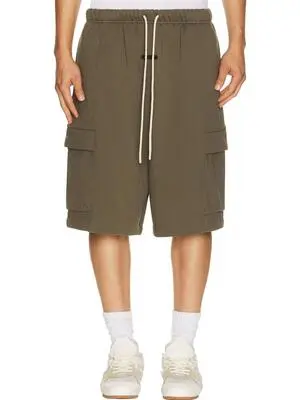 Fear Of God Cargo Basketball Shorts - Moss