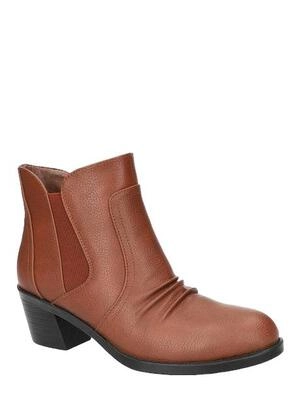 EASY WORKS BY EASY STREET EASY STREET Berwick Ankle Boot Tan Pebbled
