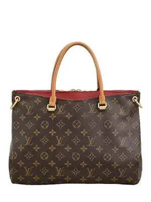 Shopbop Louis Vuitton Pallas Monogram Handbag Mm - Brown