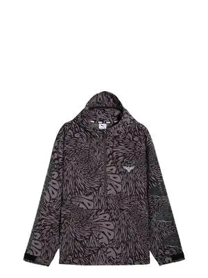 PUMA Melo World Packable Windbreaker 'crystal Black Aop - Crystal Black/aop