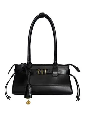 INDIGOLUSH East West Oracle Hiss Smooth Bag - Black