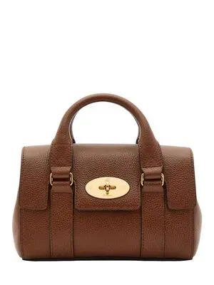 Mulberry Bayswater Heritage Mini Grained Leather Cross-body Bag - Tan