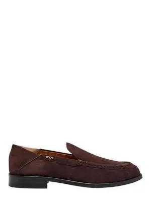 TOD'S Suede Loafers - Brown