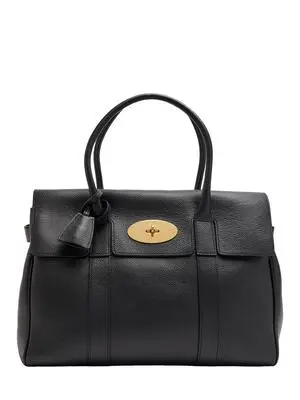 Mulberry Bayswater Classic Small Grained Leather Tote - Black
